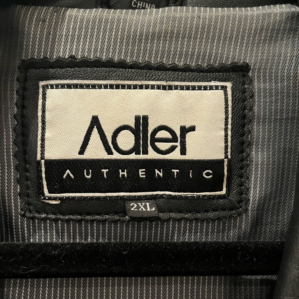 Adler Double Xl Mens Leather Jacket - Gem